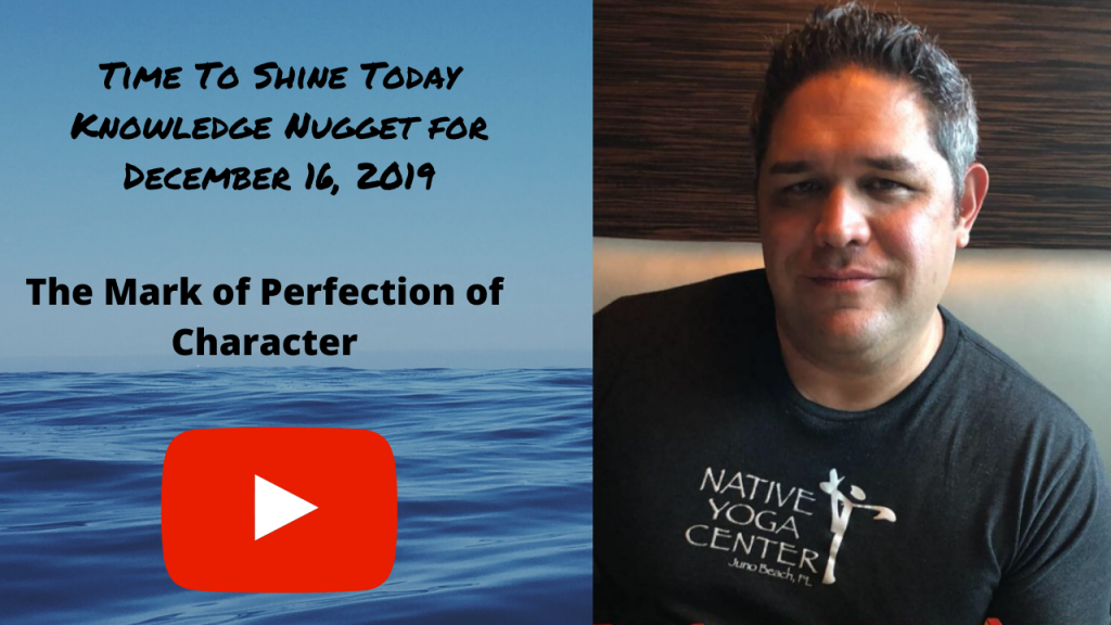 Knowledge Nugget The Discipline of Doing – Time to Shine Today
